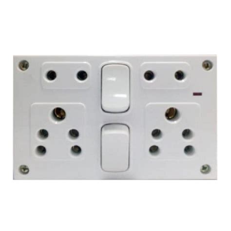 PVC Combined Modular Switch Socket At 140 Piece In Shivpuri ID 24243031933