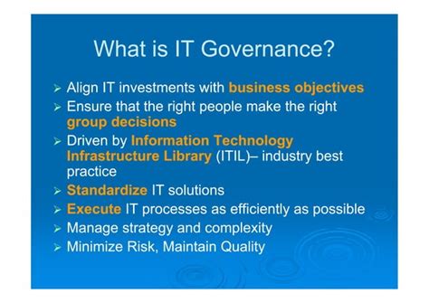 Va Field Ops And It Governance Pdf