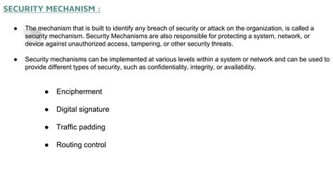 Osi Security Architecture In Networkpptx Operating Systems Computer Software And Applications