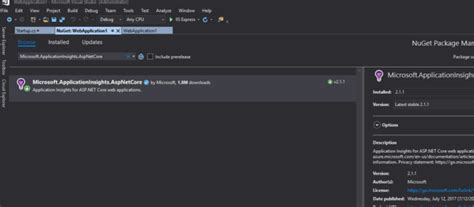 Configure Application Insight For Net Core