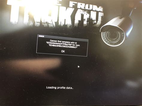 Cannot Find Template For Item Rescapefromtarkov