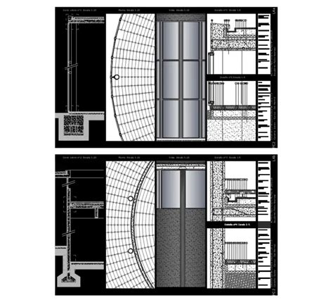 Plan And Elevation Detail Of House 2d View Cad Structural Block Layout Autocad File Artofit