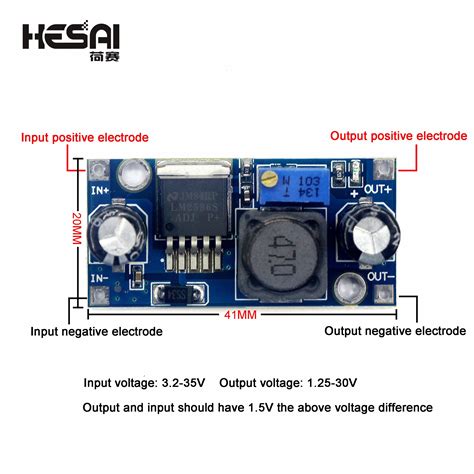 Smart Electronics LM LM S ADJ DC DC Step Down Module V V V Adjustable Voltage