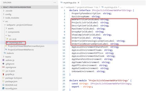 Configure Spfx Properties And Preconfiguredentries
