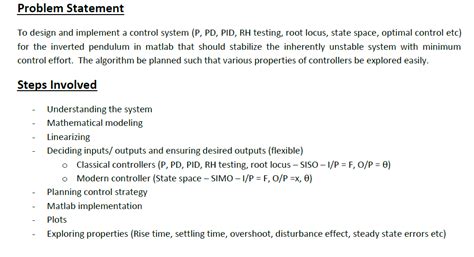 Solved To Design And Implement A Control System P PD PID Chegg