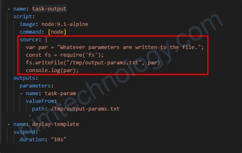Argo Workflows Lesson6 Output Parameter File Nimtechnology