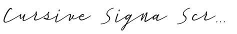 Cursive Signa Script Font Webfont And Desktop Myfonts