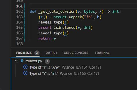 unknown type from struct unpack · issue 4727 · microsoft pyright · github