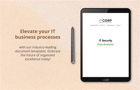 IT Security Gap Analysis Template In PDF Word Google Docs Download Template Net