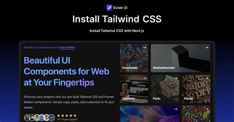 Install Tailwind Css