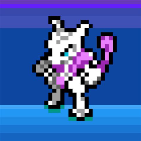 Pixilart Mega Mewtwo X By Dartagnan164