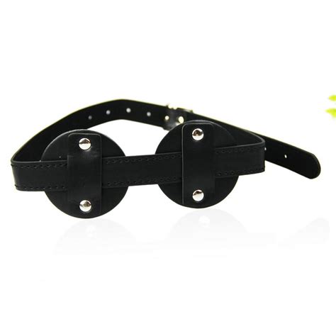 Leather Blindfold Games Bdsm Flirt Sex Sexy Eye Mask Sleeping Masquerade Cat Club Coslay