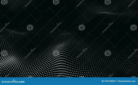 Abstract Trapcode Form Digital Particle Wave Background Green Trapcode