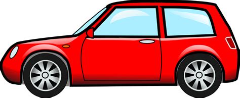 Clipart Car Red