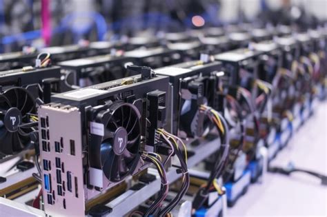 Premium Ai Image Bitcoin Mining Cryptocurrency With Gpu Rigs Date 21 August 2017