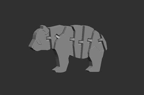 可动熊猫 Stl By Wws666 3d打印模型文件3d模型库 免费 平价 魔猴网