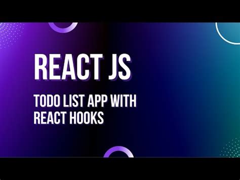 Github Tndungu Todolistapp Todo List App Using React Hooks And