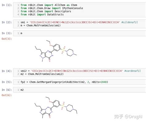 RDKit toolkit实战一分子读取与绘制 知乎