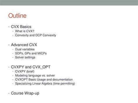 Ppt Modeling Convex Optimization Problems Powerpoint Presentation