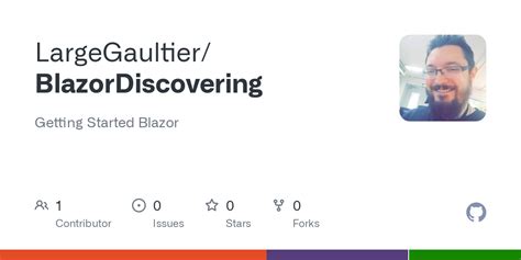 Github Largegaultierblazordiscovering Getting Started Blazor