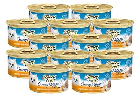 Purina Fancy Feast Creamy Delights Wet Cat Food Chicken Feast With Real Milk Easily Digestible
