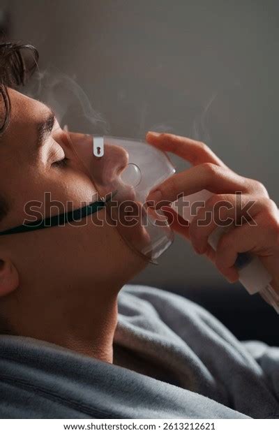 Using Compressor Nebulizer Disease Treatment Home Stock Photo Shutterstock