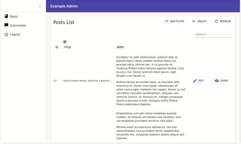 React Admin Authentication