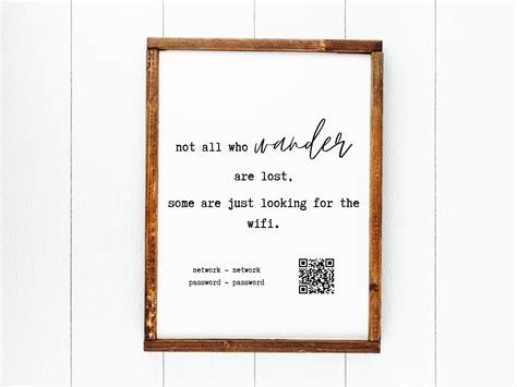 QR Code Sign QR Code Wifi Sign QR Wifi Wifi Sign Wifi Etsy