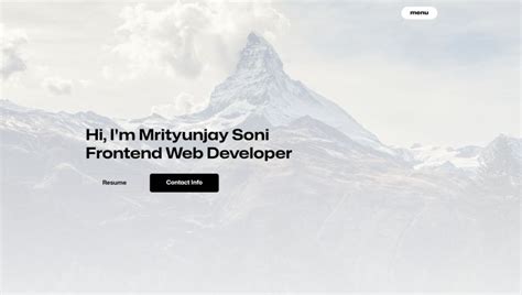 Mrityunjay Soni On Linkedin Webdevelopment Portfolio Frontenddeveloper Reactjs Javascript