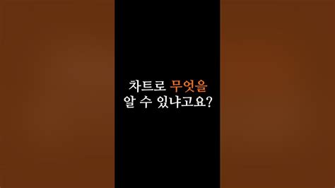 차트를 볼 줄 모르는 사람들이 하는 말 특징 Youtube