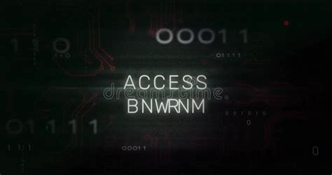 Image Of Access Text With Data Processing On Black Background Stock Image Image Of Virtual