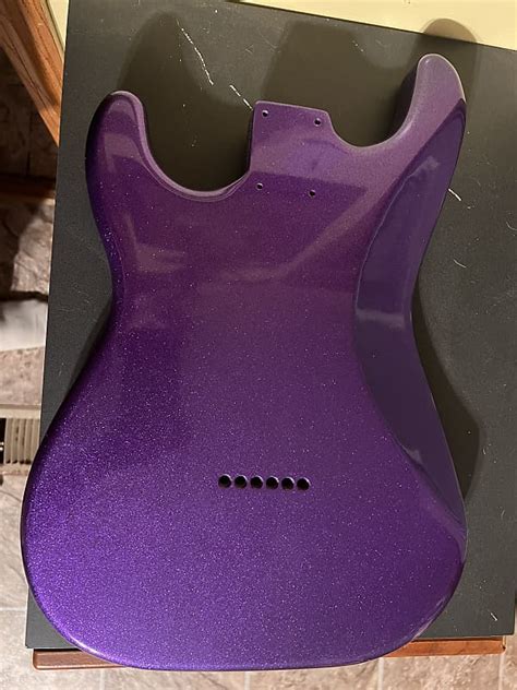 Custom Strat 2024 Crown Royal Flake W Orange Flake Comp Reverb