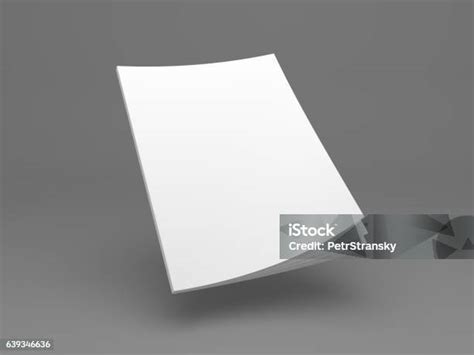 빈 비행 잡지 또는 브로셔 3d 일러스트를 모의 잡지에 대한 스톡 벡터 아트 및 기타 이미지 잡지 모형 실물 모형 Istock