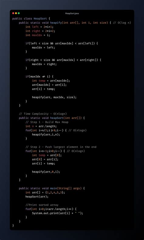 Shekhar Singh On Linkedin Heapsort Algorithms Codinglife