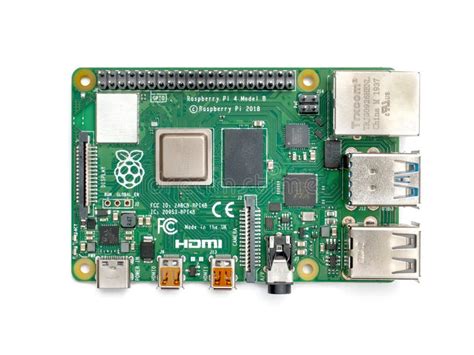 Galati ROMANIA March Close Up Of A Raspberry Pi Model B The Raspberry Pi Is A