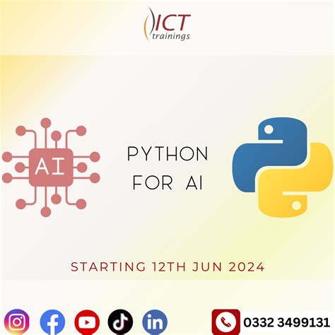 Ict Trainings On Linkedin Pythonforai Artificialintelligence