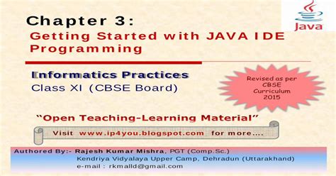 pdf getting started with java ide programming · introduction to netbeans ide developing simple