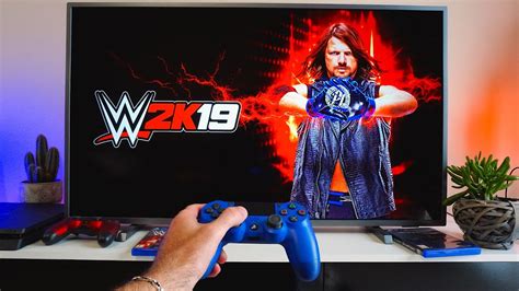 Wwe 2k19 Ps4 Pov Gameplay Test Unboxing Youtube