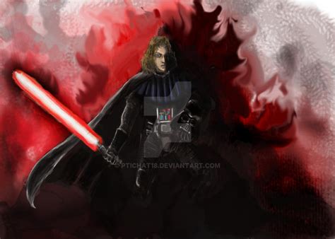 Darth Vader Without Helmet By Ptichat18 On DeviantArt