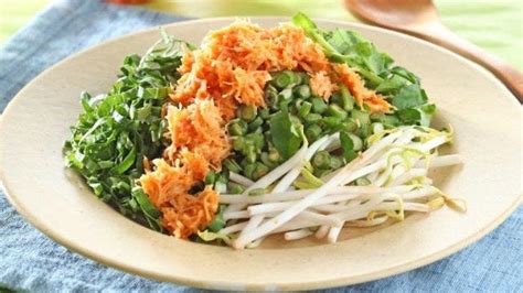 Resep Urap Mentah Menu Makan Siang Sehat Dengan Cita Rasa Yang Begitu