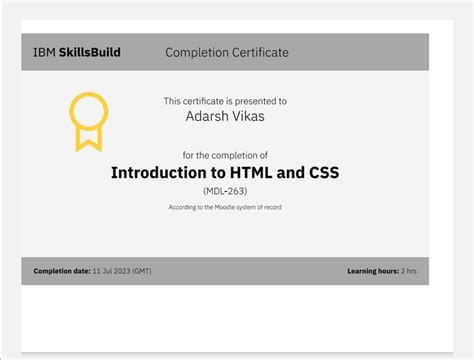 Danam Adarshvikas On Linkedin Introductiontohtmlandcss Ibmdeveloper