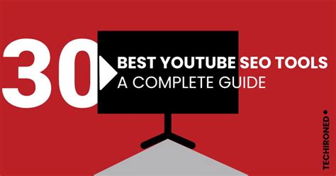 30 Best Youtube Seo Tools A Complete Guide Techironed