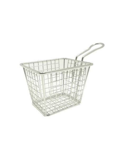 Mini Canasta Snacks Con Mango De 10 X 8 X 8 1 2 Centimetros Master Chef Wb210