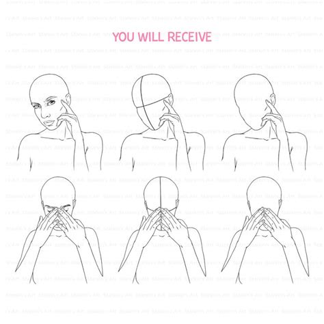 Female Body Procreate Stamps Procreate Brushes Portrait Etsy Drawing Illustrations Art