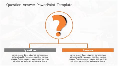 question answer powerpoint template