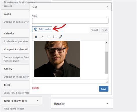 how to add an image to wordpress sidebar widget ltheme