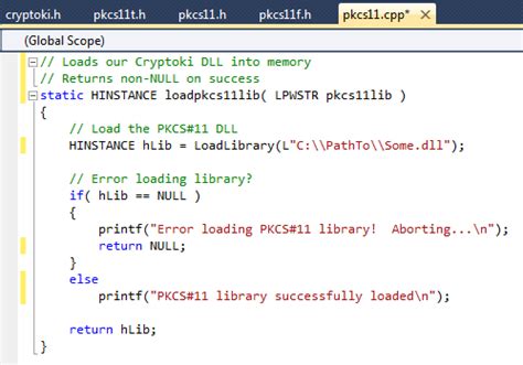 How To Load A Pkcs Library Dll In C C Joscor Llc