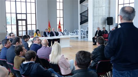 Голем интерес за мерките од Планот за економски раст во Куманово Анѓушев Владата дава