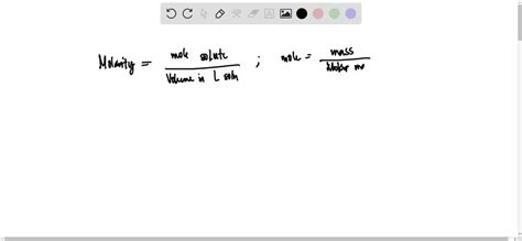 Solved What Is The Molarity Of The Solution That Was Prepared By Dissolving 14 2 G Of Nano3