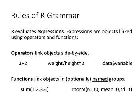 R Programming I Basic Data Types Structures And Subsetting Ppt Download